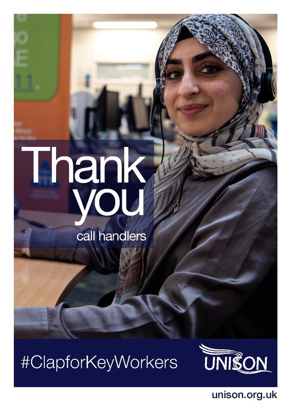 Thank You UNISON Posters – Sandwell General UNISON Branch